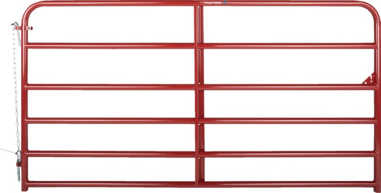 Tarter 6 bar tube gate – 10′ – Country Farm and Home